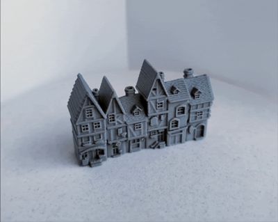 Medieval Row Houses Miniature 058 by Wizualizer MakerWorld: Download ...