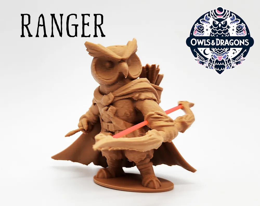 The Ranger - Owls & Dragons by Triple G Workshop MakerWorld: Download ...