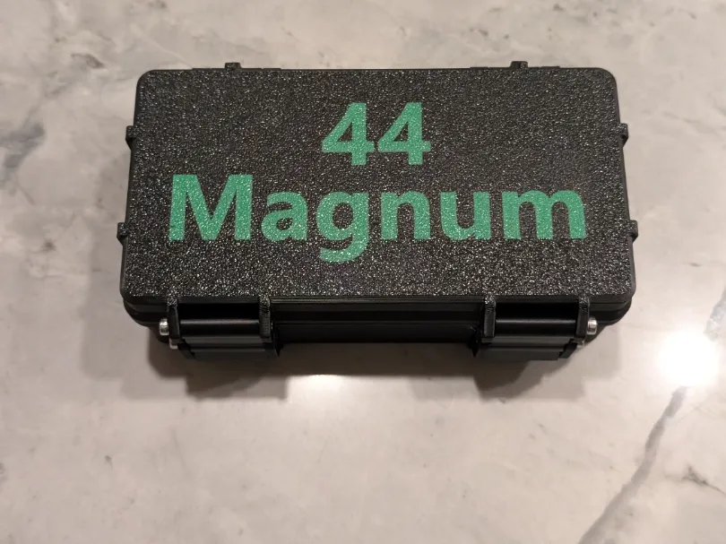 44 Magnum 50rnd Ammo Box by Squatch MakerWorld: Download Free 3D Models