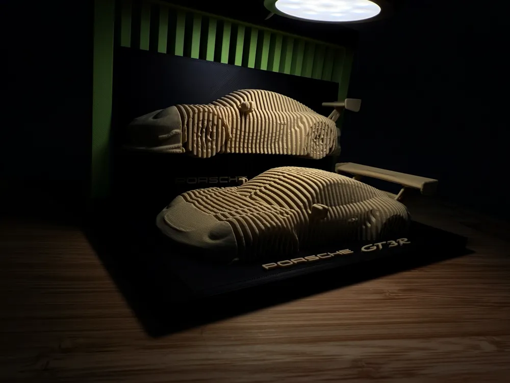 Porsche 911 GT3 R - Layered Car model! by ShapeShift 3D Creations ...