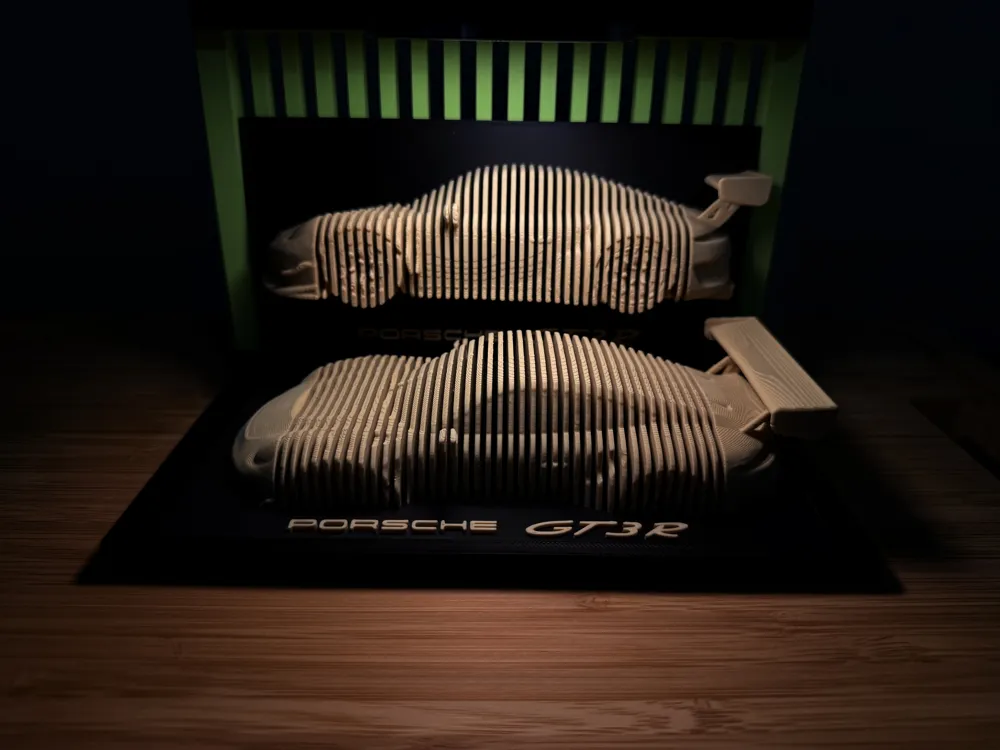 Porsche 911 GT3 R - Layered Car model! by ShapeShift 3D Creations ...