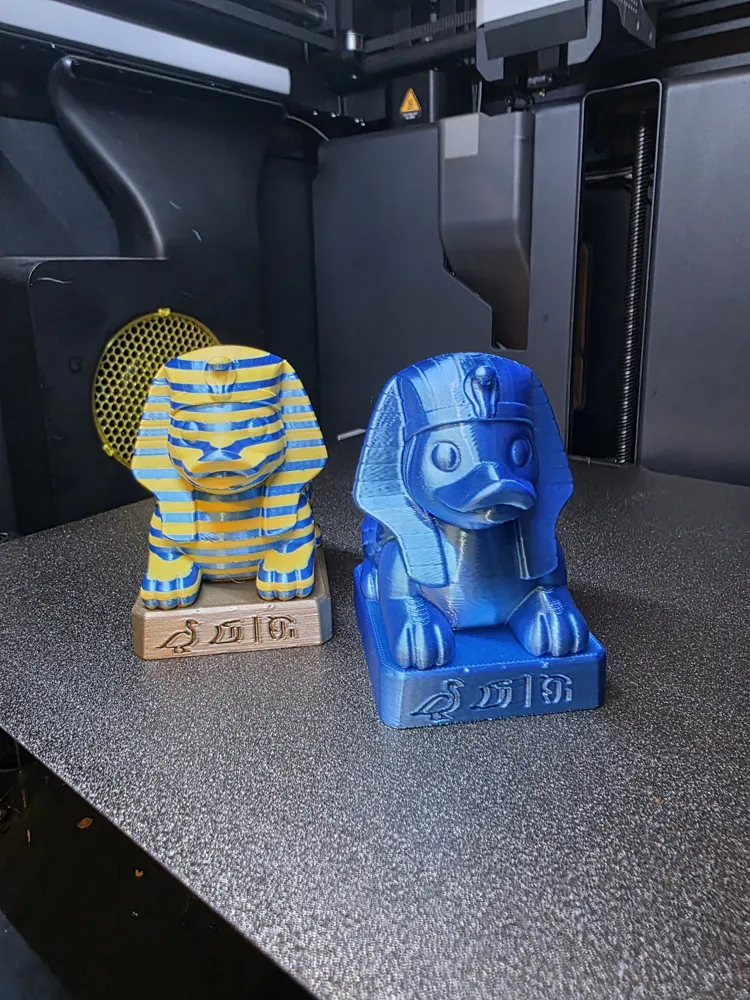 Sphinx Quackra – Pharaoh Duck - Free 3D Print Model - MakerWorld