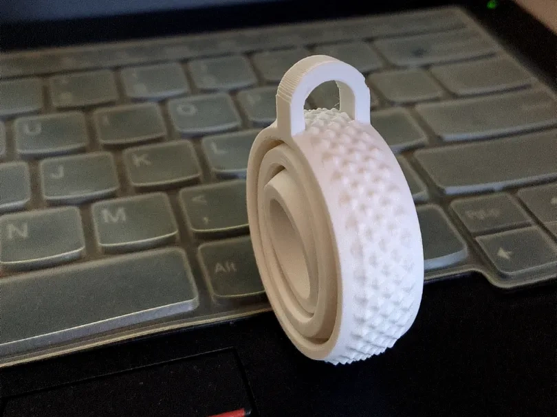 Keychain Gyro Fidget Spinner by tim050515 - MakerWorld