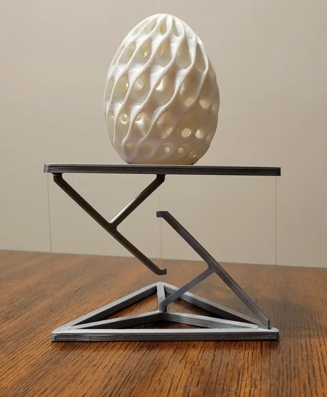 The Floating Balance: Table Suspended by Tension by Easy-Printer ...