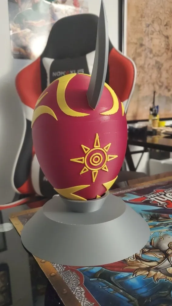 Digi Egg of Courage Lamp by Wilatheroicstudios - MakerWorld