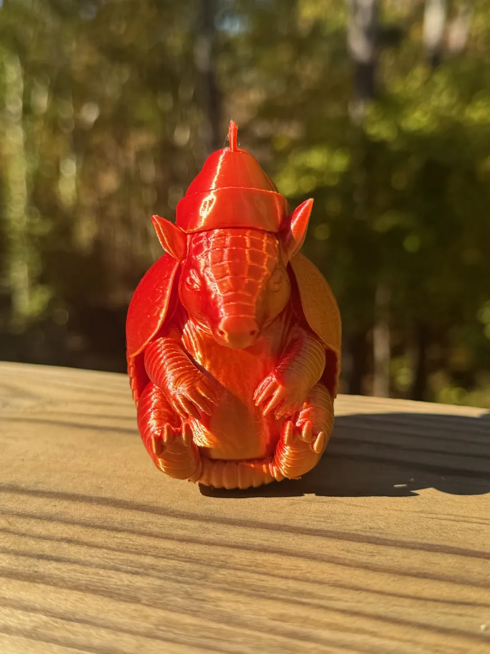 Archie The Christmas Armadillo Ornament - Free 3D Print Model - MakerWorld