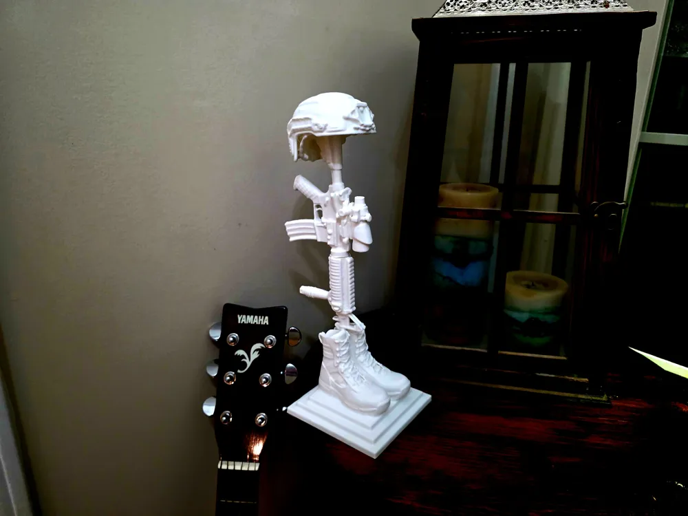 Fallen Soldier Memorial BF Cross by DTM247 MakerWorld: Download Free 3D Models