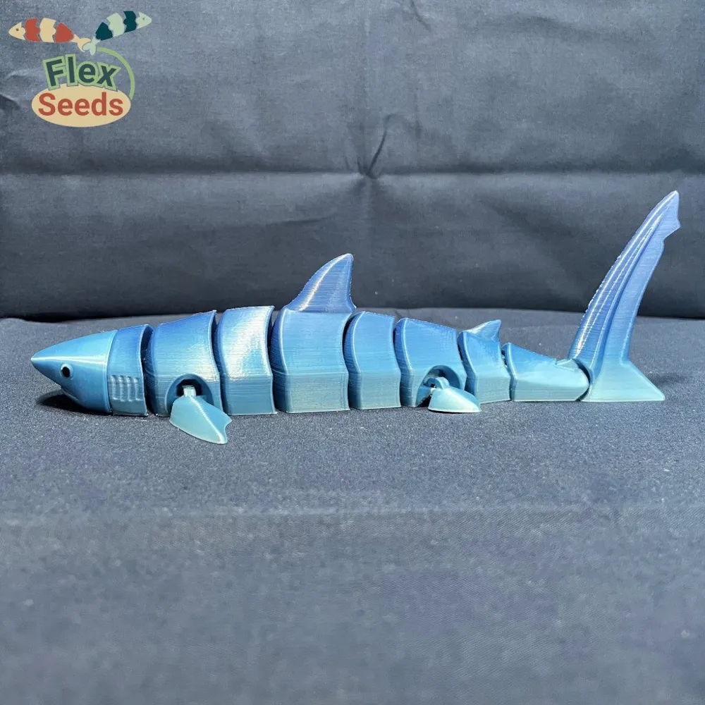 Flexi Tiger Shark (print-in-place) by 3D_Flexseeds (True of true ...