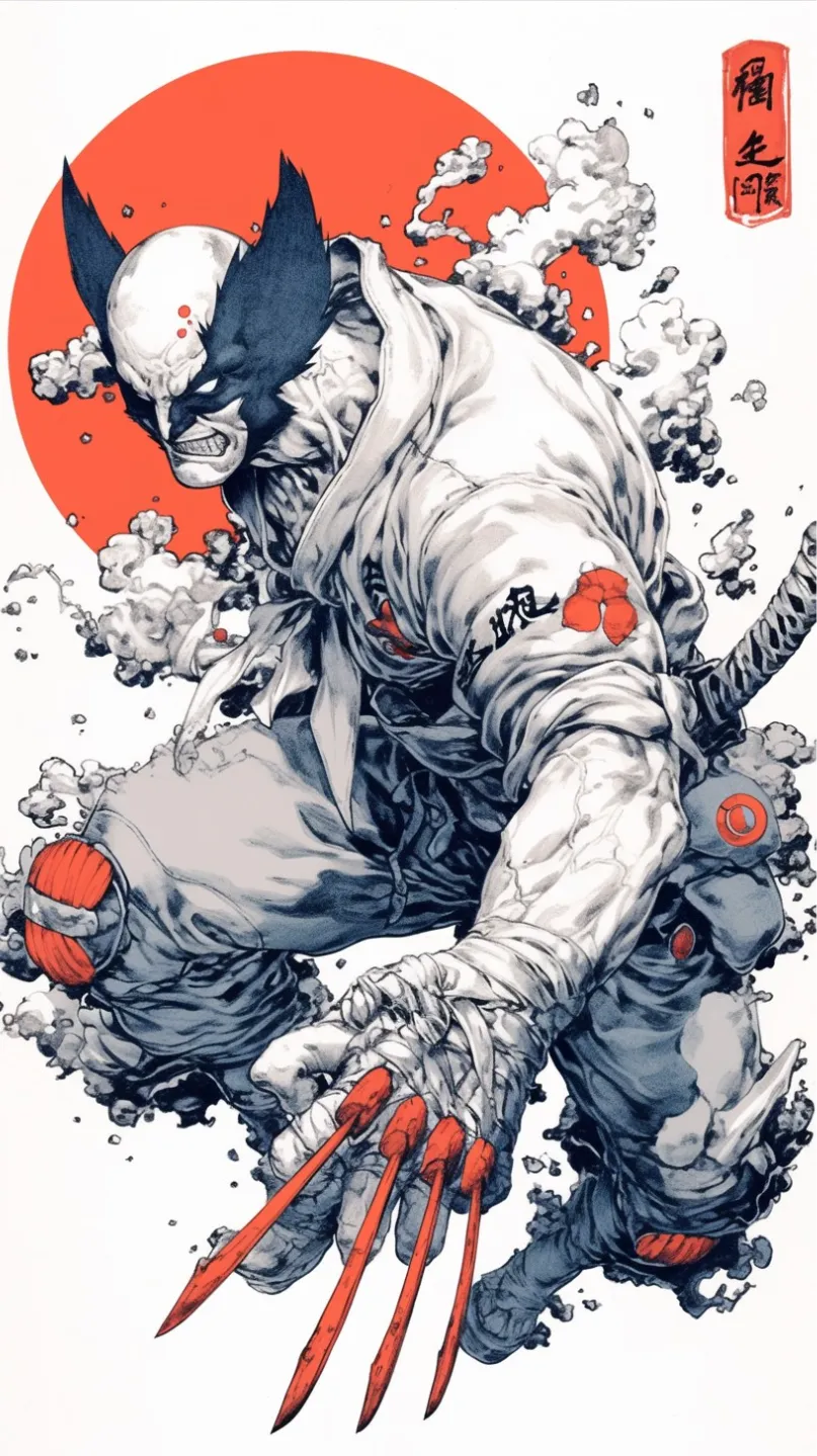 Wolverine Japanese by loloboss83 - MakerWorld