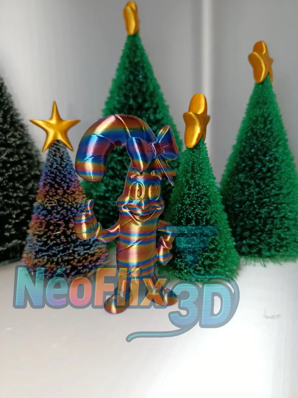 Living Candy Cane – Thumbs Up Pose - Free 3D Print Model - MakerWorld