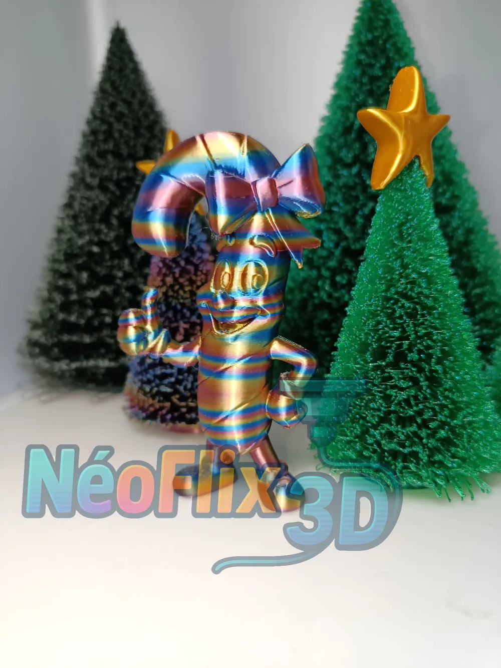 Living Candy Cane – Thumbs Up Pose - Free 3D Print Model - MakerWorld