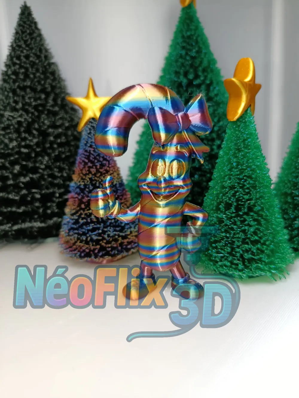 Living Candy Cane – Thumbs Up Pose - Free 3D Print Model - MakerWorld