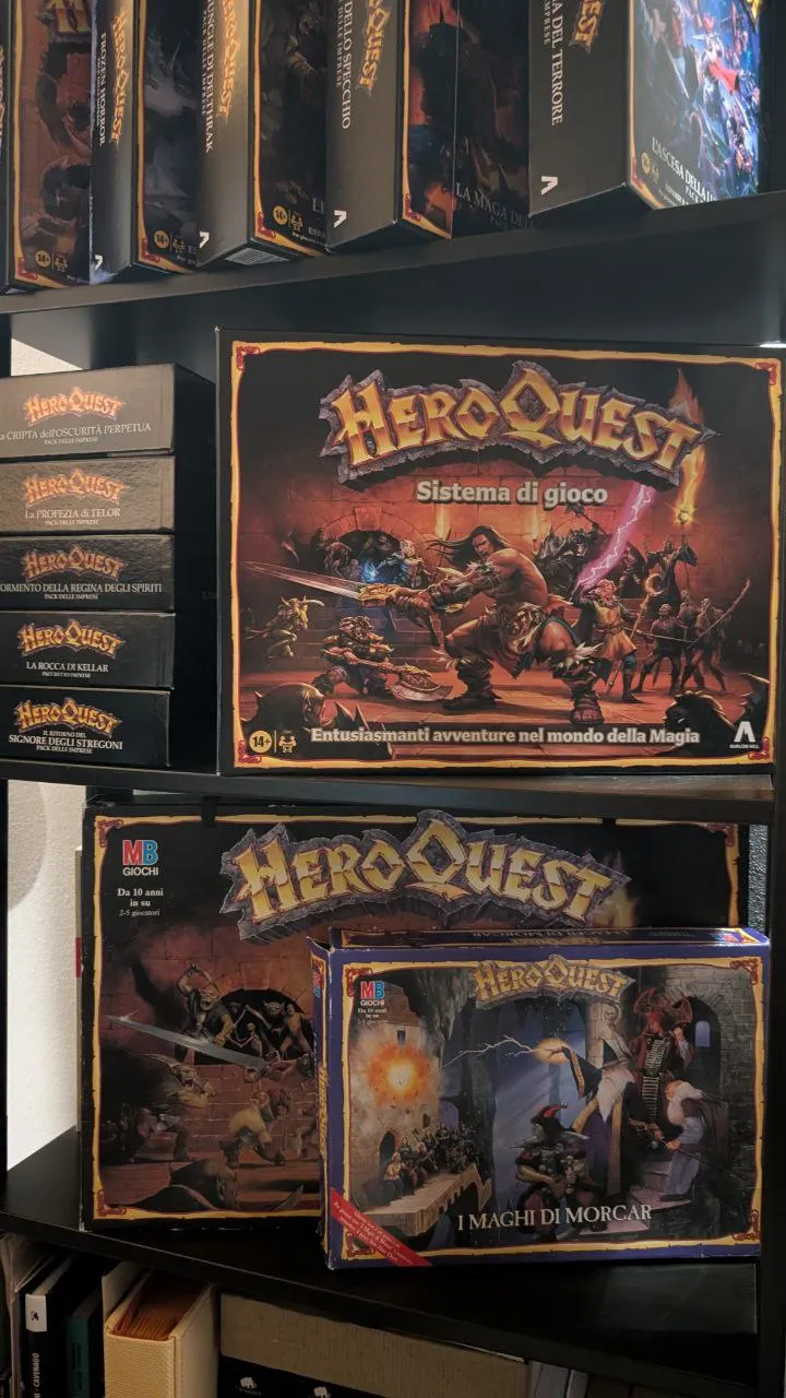 HeroQuest 1989 Display Brackets Vertical Stand Box by ikxdf MakerWorld ...