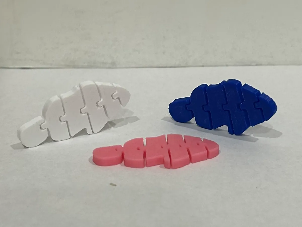 Flexi Coy Fish figet - Free 3D Print Model - MakerWorld