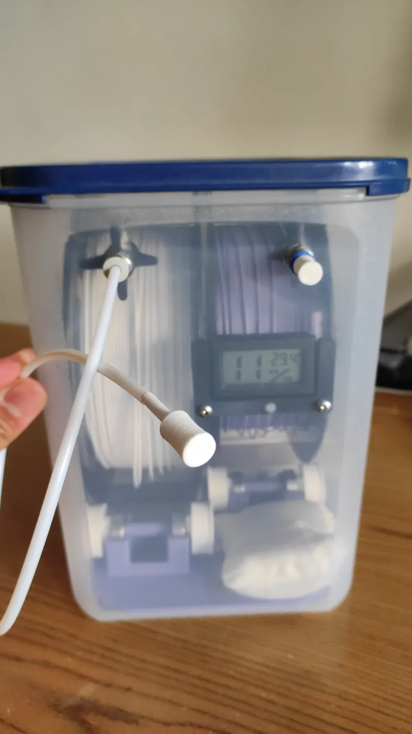 Dual-Spool Filament Dry Box with Direct Printing by Psyclist - MakerWorld
