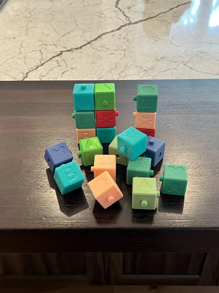 Interlocking Shape Learning Cubes – 15 Logo Set by DCprint MakerWorld ...