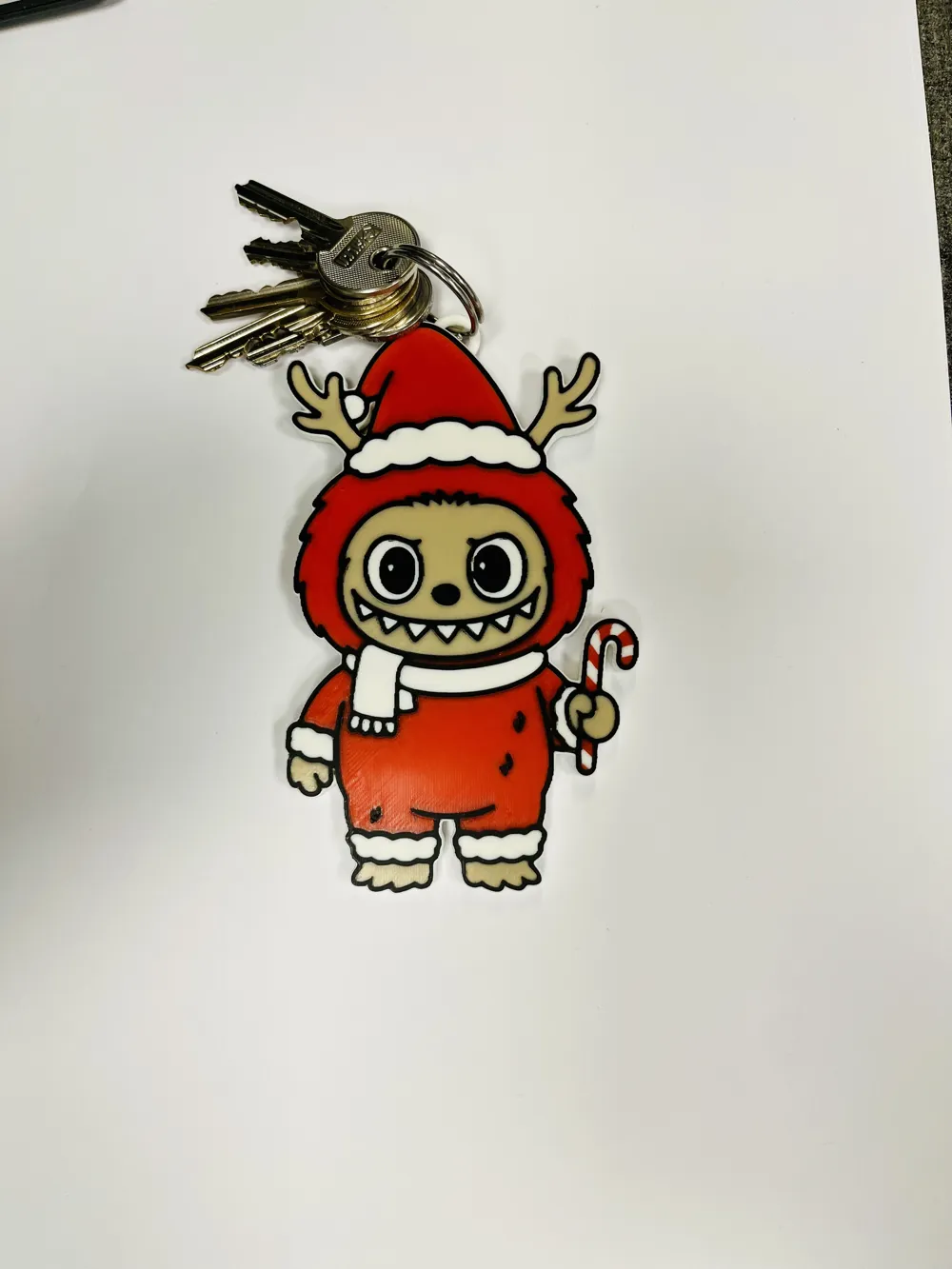 Christmas Labub Keychain by GAF 3D MakerWorld: Download Free 3D Models