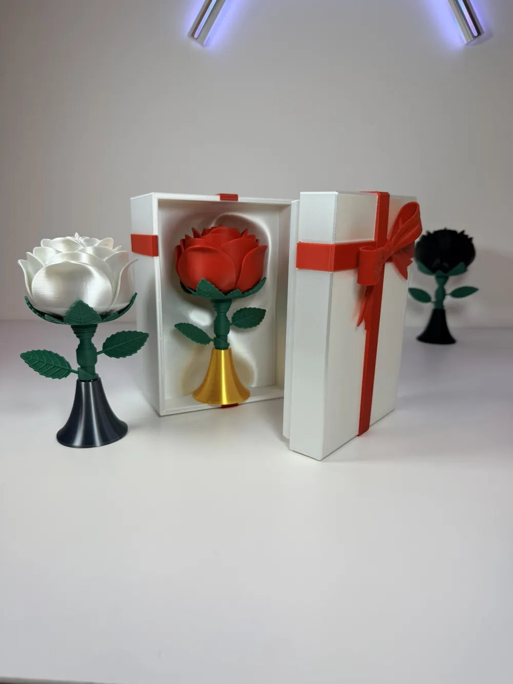 Eternal Rose – Hidden Ring Box - Free 3D Print Model - MakerWorld