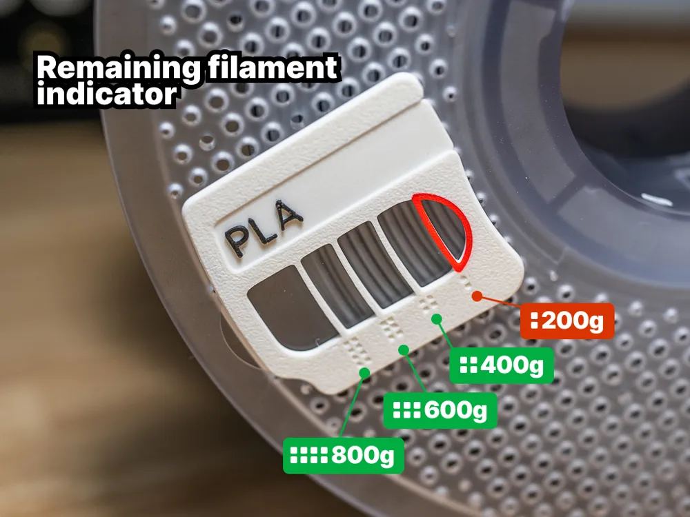 Bambu Lab Spool Label - with indicator by TrendtB - MakerWorld