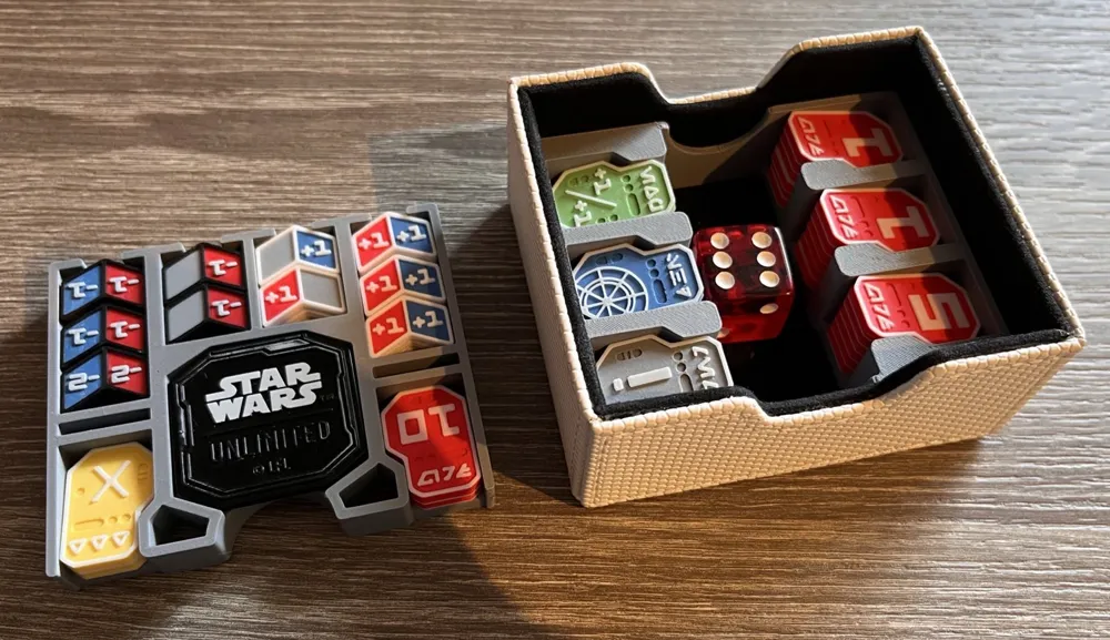 Star Wars Unlimited compatible tokens and tray - Free 3D Print Model ...