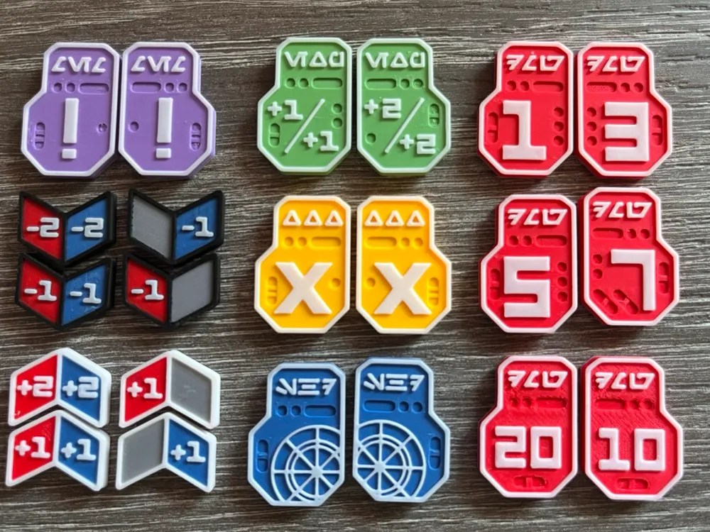 Star Wars Unlimited compatible tokens and tray - Free 3D Print Model ...