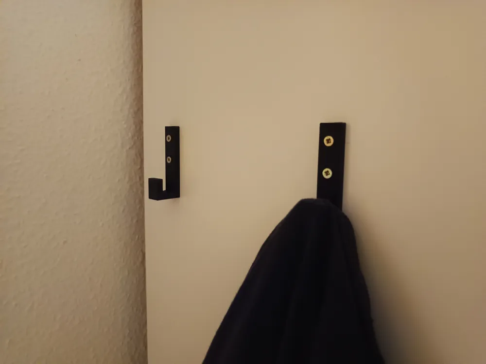 Simple Wall Hook - Free 3D Print Model - MakerWorld