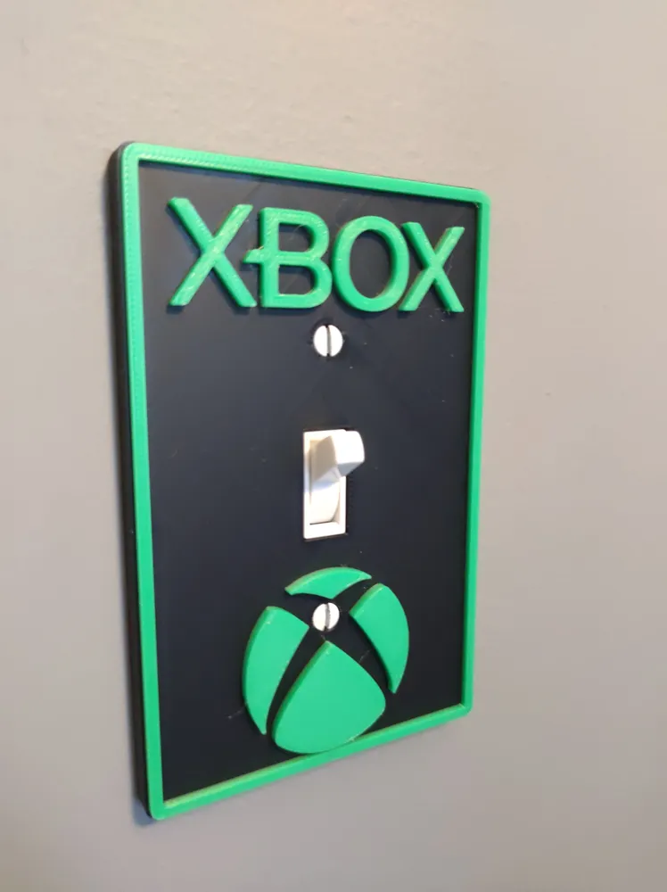 Xbox Light Switch Cover - Free 3D Print Model - MakerWorld