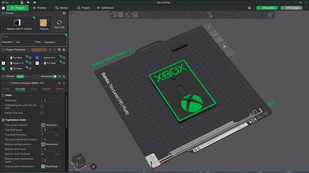 Xbox Light Switch Cover - Free 3D Print Model - MakerWorld