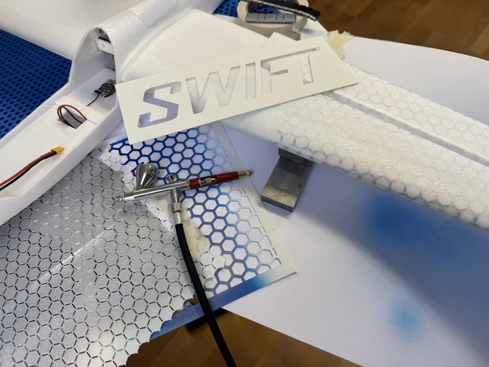 SWIFT Logo as Airbrush Stencil for Model Aircraft - Free 3D Print Model ...