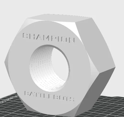 large battle bot nut trophy by James colgan MakerWorld: Download Free ...