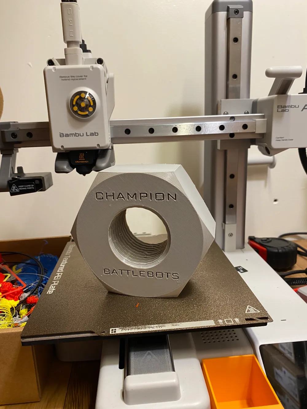 large battle bot nut trophy by James colgan MakerWorld: Download Free ...