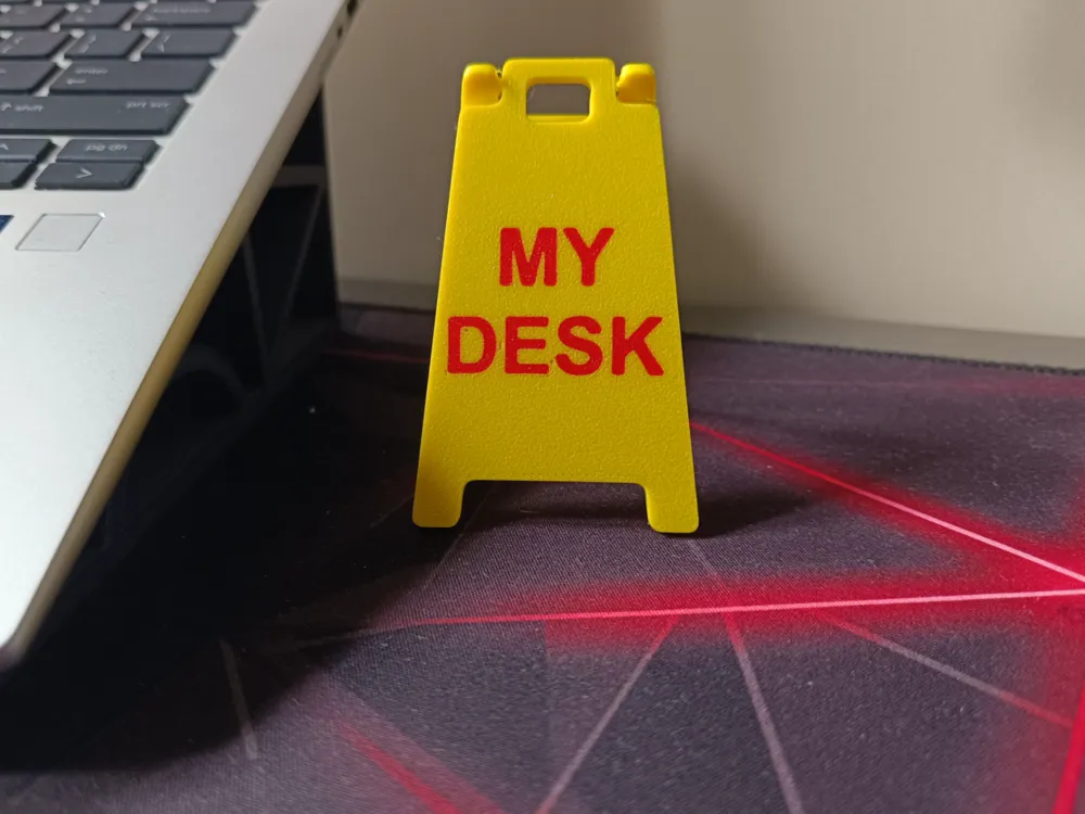 MY DESK SIGN by Pyciu MakerWorld: Download Free 3D Models