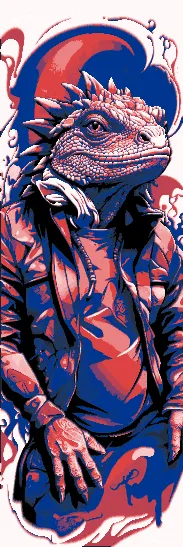 Set of 3 Bookmarks - Meet Cool the Chill'n Reptile - Best Dressed ...