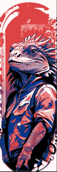 Set of 3 Bookmarks - Meet Cool the Chill'n Reptile - Best Dressed ...