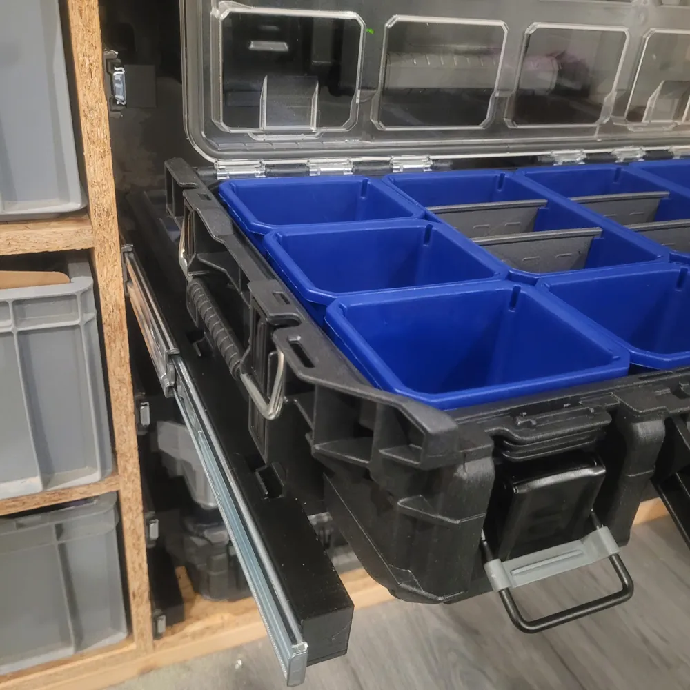 Ridgid / Keter / Hornbach Pro gear to drawer slide by Jeroen MakerWorld ...