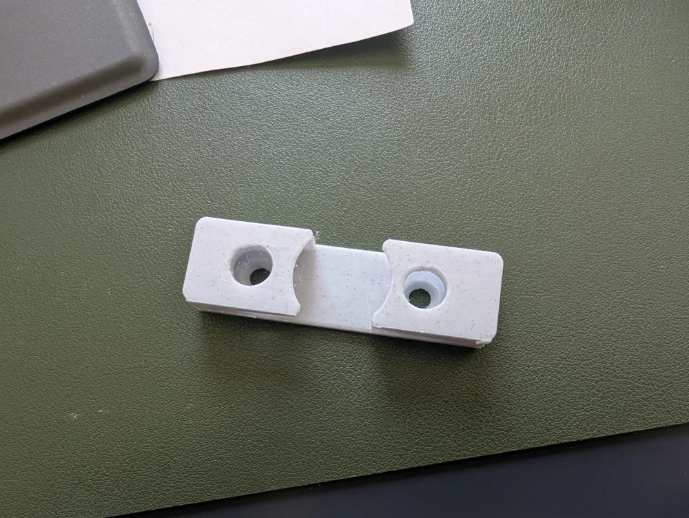 Fishing Reel Holder - 80% Scale - 2 mounting holes - Free 3D Print ...
