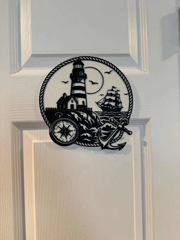 LIGHTHOUSE WALL ART - Free 3D Print Model - MakerWorld