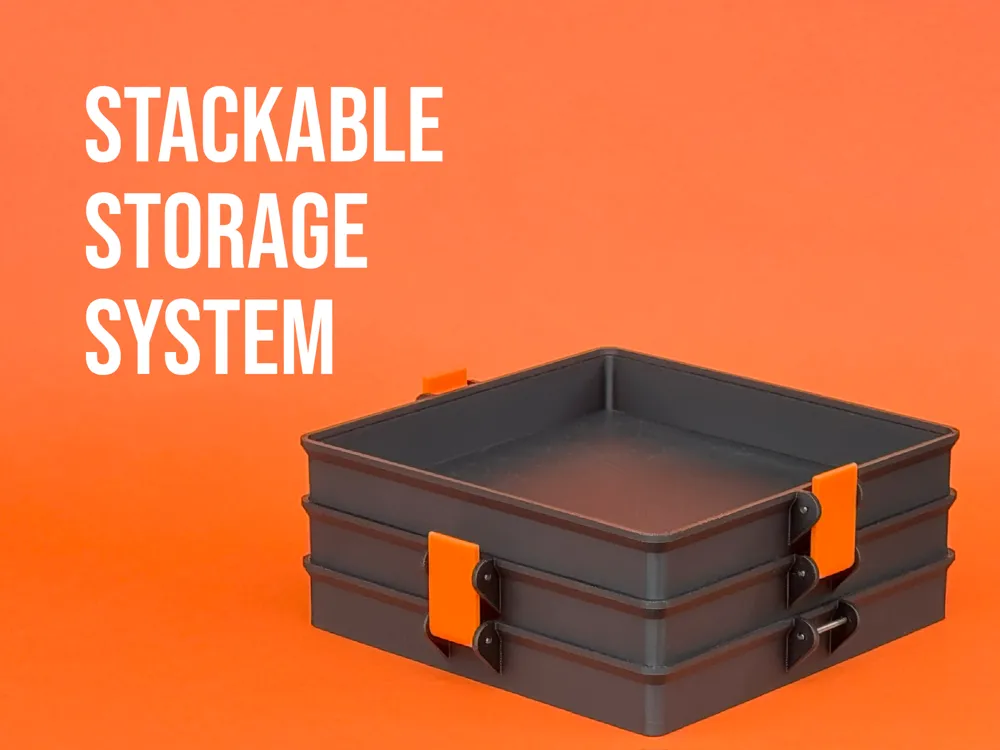 Stackable Storage System by Jack Honeyman - MakerWorld