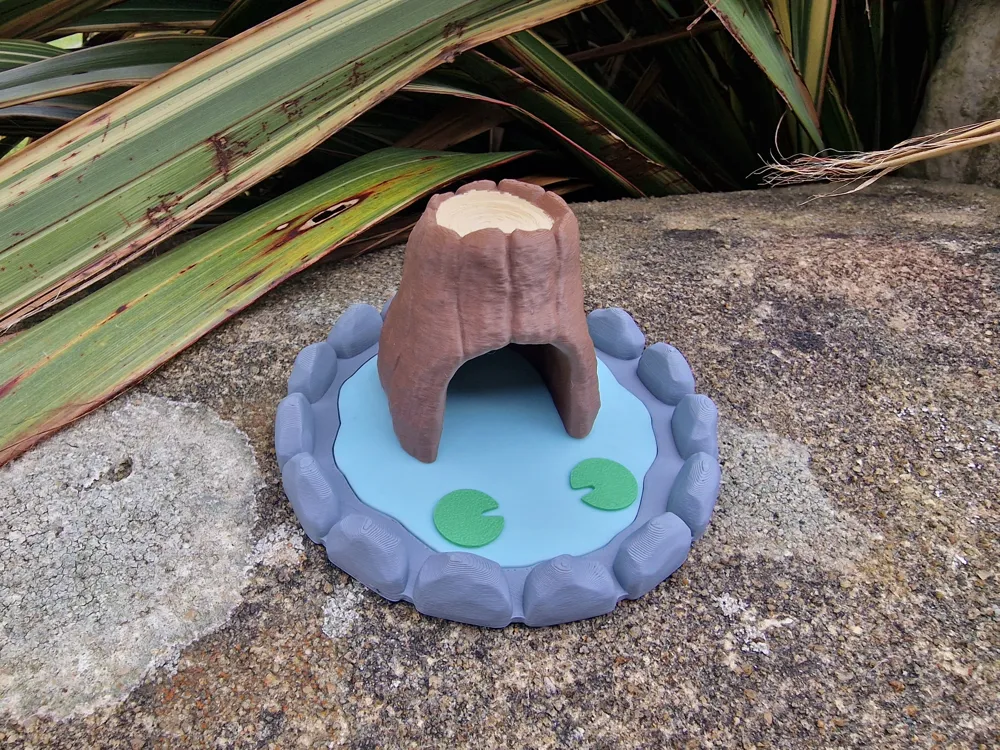 Tiny Pond Diorama - For ZOU3D Tiny Frog by 3DomSculpts MakerWorld ...