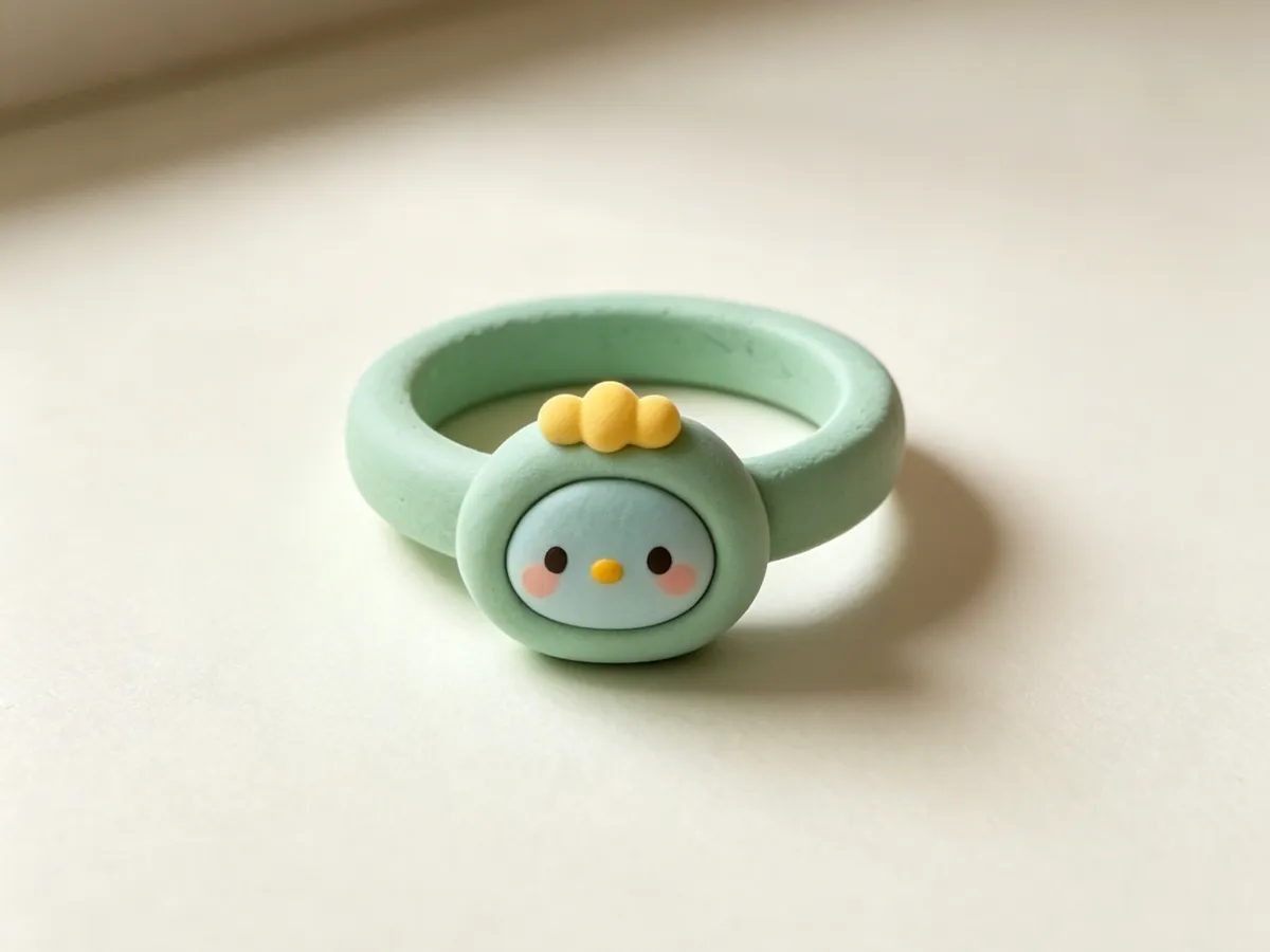 Green Cartoon Ring - Cute Children's Ring - Princess Jewelry Girls ...