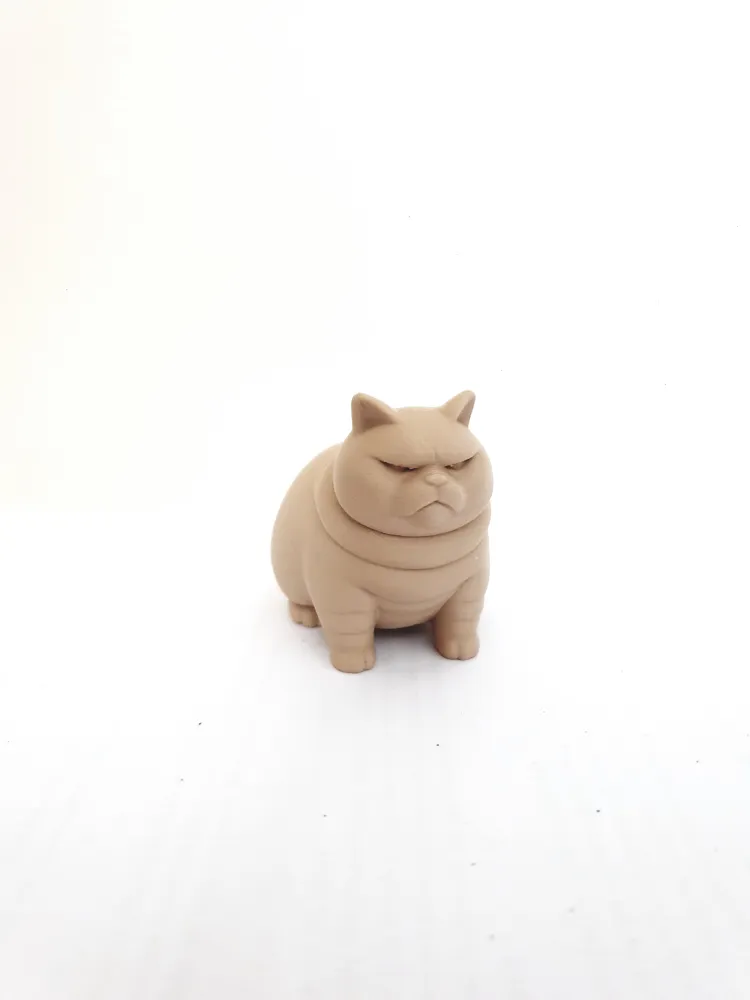 Angry Chonky Cat by Midjam MakerWorld: Download Free 3D Models