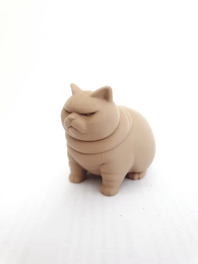 Angry Chonky Cat by Midjam MakerWorld: Download Free 3D Models