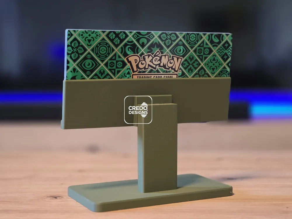 Pokémon Triple Card Holder Modern Display Stand - Free 3D Print Model ...