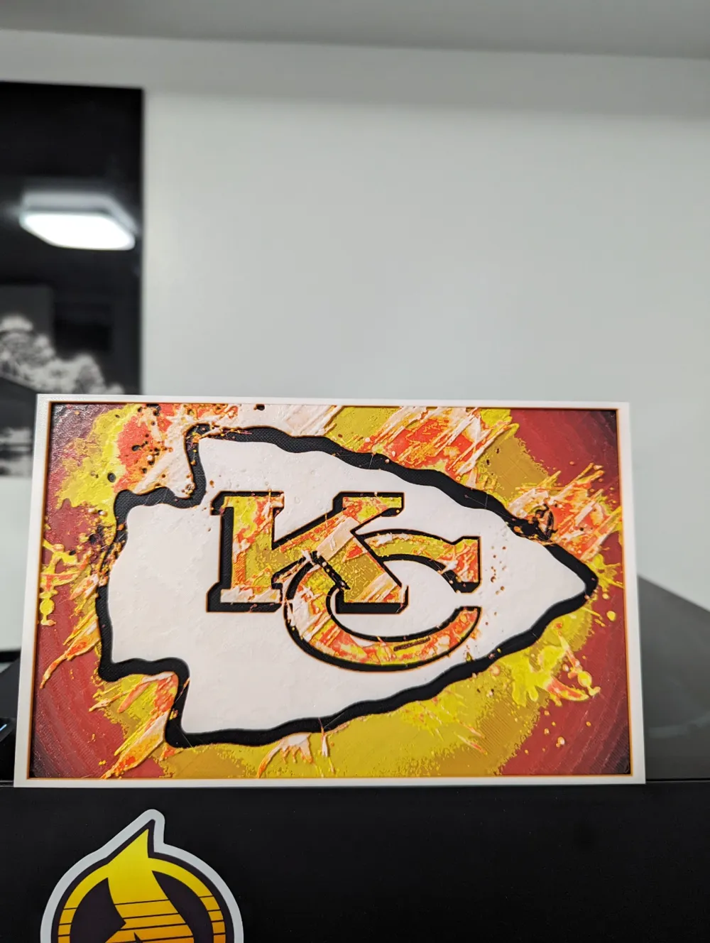 Kansas City Chiefs Logo ART Hueforge by PAPA Emeritus IV - MakerWorld