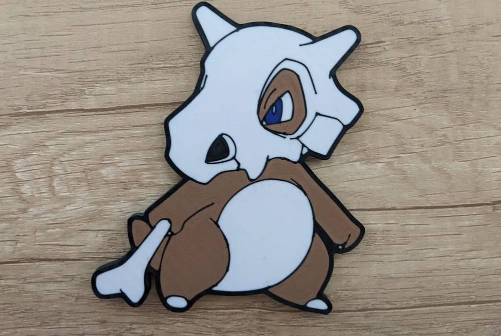 Cubone Wall Art by Sitsero - MakerWorld