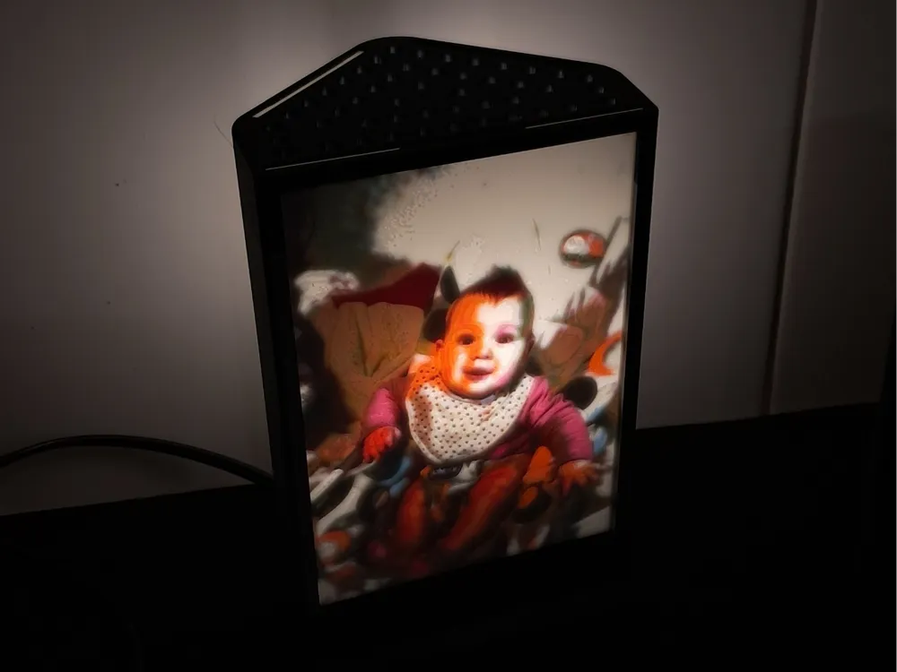 Lithophane Lamp Box with Wall Glow (E14 LED) - Free 3D Print Model ...
