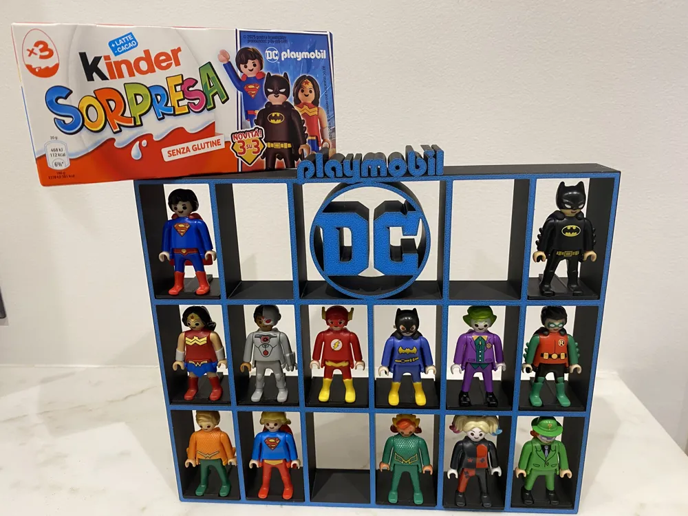 Playmobil DC stand. Kinder surprise by G3d MakerWorld: Download Free 3D ...