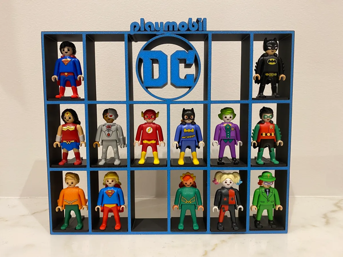 Playmobil DC stand. Kinder surprise - Free 3D Print Model - MakerWorld