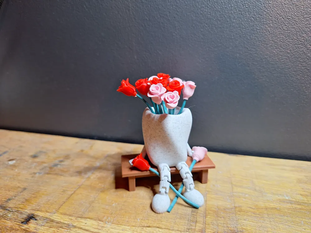 Articulated Bouquet of roses by Fil&Form3D MakerWorld: Download Free 3D ...