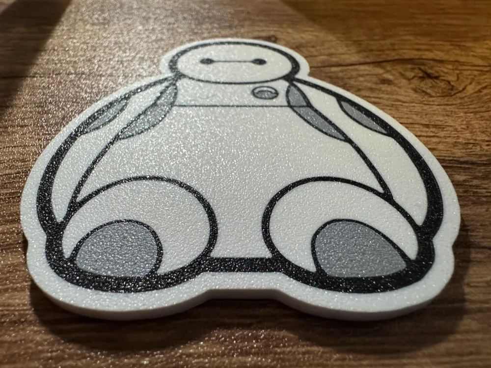 Baymax Big Hero 6 Magnet (8x3mm magnets) by omie - MakerWorld